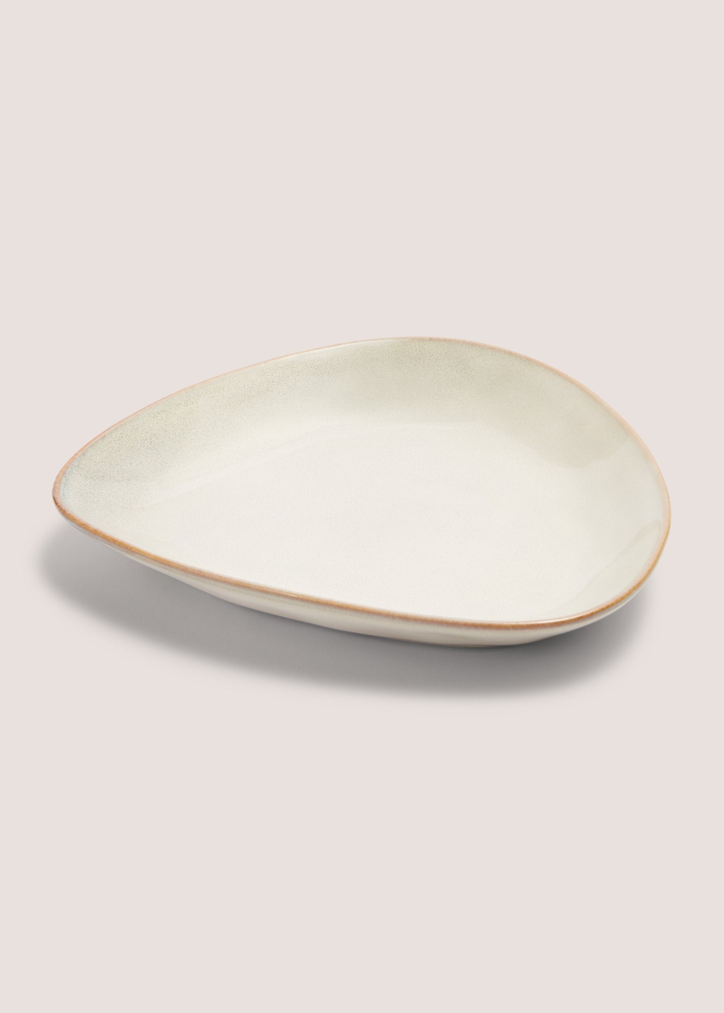 Organic Casa Serve Plate (19cm x 20cm) Cream M484832 – Matalan-Malta